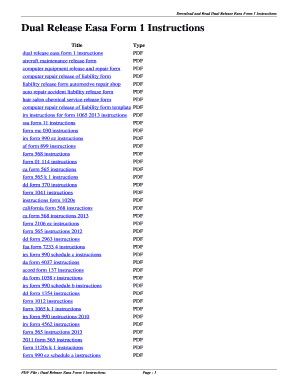 Fillable Online wadx no-ip Dual Release Easa Form 1 Instructions ...