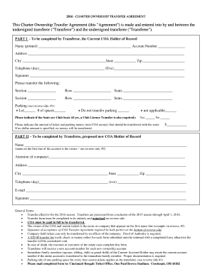 Fillable Online COA Transfer (W0540654.DOC Fax Email Print - pdfFiller