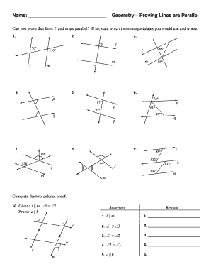Fillable Online 35 Proving Lines are Paralleldoc Fax Email Print ...