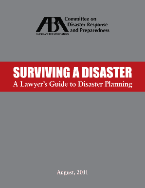 Fillable Online Surviving a Disaster Fax Email Print - pdfFiller