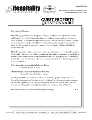 Fillable Online Townplace Questionnaire townplace Questionnaire Fax ...