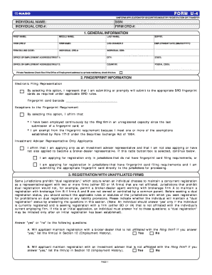 Fillable Online buitrago FORM U-4 Approved Form U-4 Fax Email Print ...