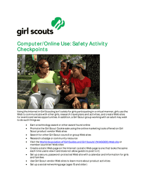 Fillable Online gsnorcal ComputerOnline Use Safety Activity - gsnorcal ...