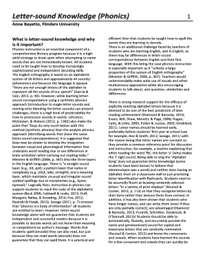 Fillable Online Letter-sound Knowledge (Phonics) Fax Email Print ...