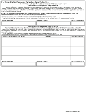 Fillable Online 24 Ownership Certificates and Agricultural Land ...