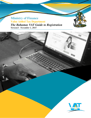 Fillable Online PAGE 1 BAHAMAS VAT GUIDE TO REGISTRATION Fax Email ...