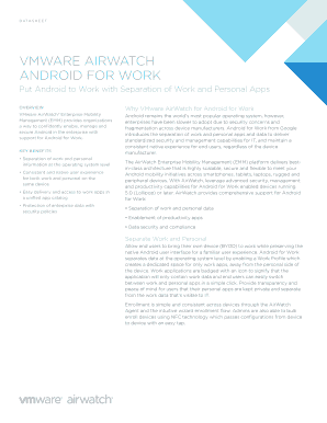 Fillable Online Put Android to Work with Separation of Work and ...