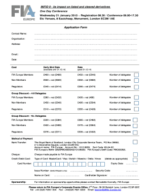 Fillable Online MiFID II its impact on listed and cleared derivatives ...
