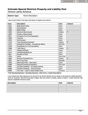 Fillable Online Submit by Email Print Form Colorado Special Districts ...