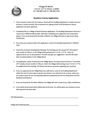 Fillable Online Business License Application..docx Fax Email Print ...