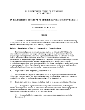 Fillable Online Rule 44 - Order dated 12-10-03.PDF Fax Email Print ...