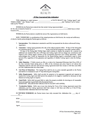 Fillable Online INSPECTION CONTINGENCY ADDENDUM - eliterealtymi Fax ...