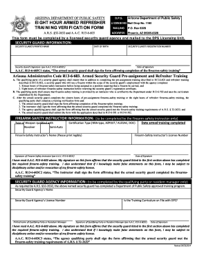 Fillable Online licensing azdps ARIZONA DEPARTMENT OF PUBLIC SAFETY DPS ...