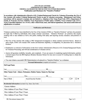 Fillable Online sanantoniopetsalive CITY OF SAN ANTONIO ADMINISTRATIVE ...