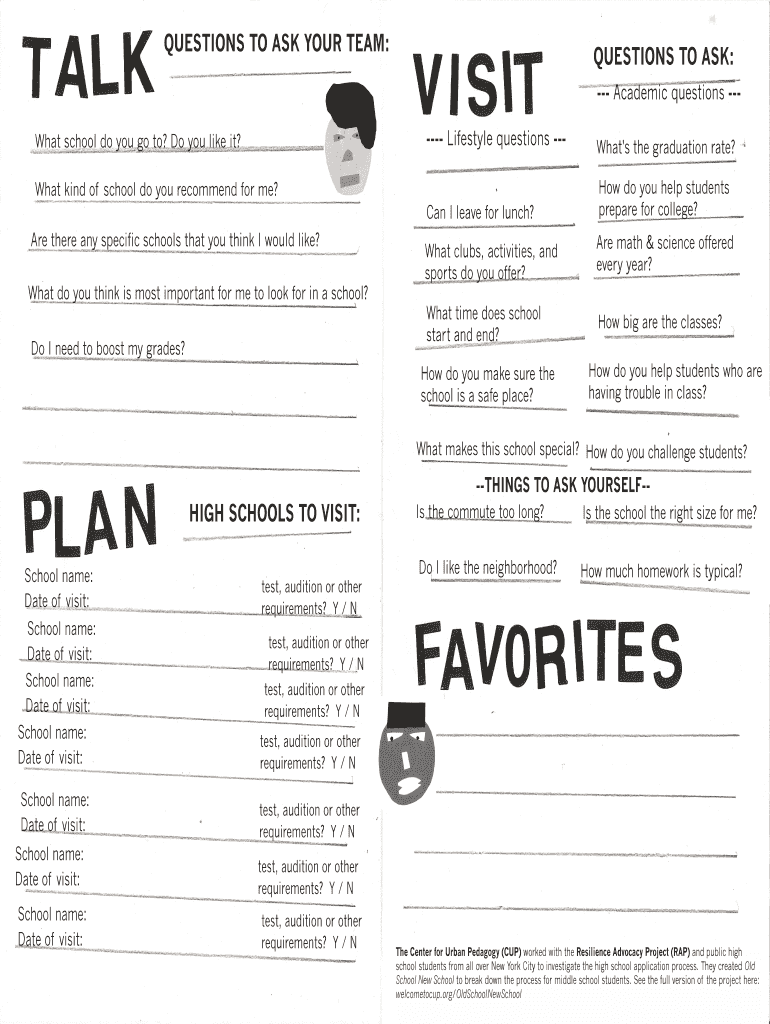 Fillable Online QUESTIONS TO ASK YOUR TEAM: Fax Email Print - pdfFiller