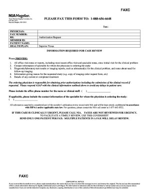 Fillable Online Texas Standard Prior Authorization Request Form Fax Email Print - pdfFiller