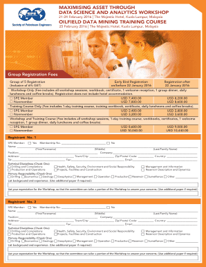 Fillable Online spe Group Registration bFormb - Society of Petroleum ...