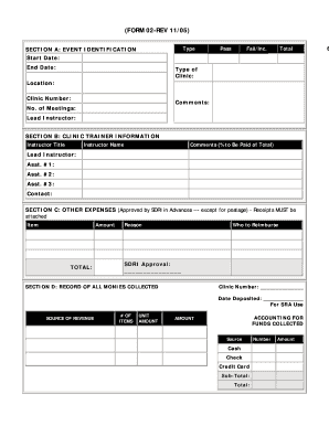 Fillable Online FORM 02-REV 1105 - Metro DC-VA State Referee Program ...