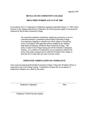 Fillable Online bscc Drug-Free-Compliance-Formpdf - bscc Fax Email ...