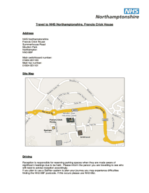 Francis Crick House Northampton Postcode - Fill Online, Printable ...