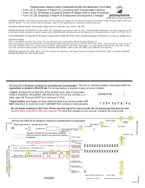 Fillable Online This version of the UC-2 - PA gov Fax Email Print ...