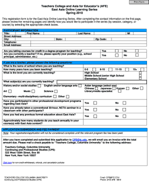Fillable Online cms tc columbia Teachers College and Asia for Educators ...