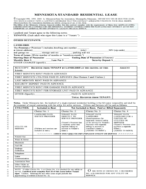 Fillable Online Minnesota-Standard-1-Year-Lease-Agreementdoc Fax Email ...
