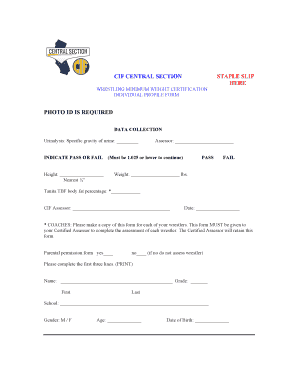 Fillable Online cifcs Individual Wrestling Profile form-1doc Fax Email ...