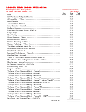 Fillable Online Ltl Order Form Sep 2011doc Fax Email Print - pdfFiller
