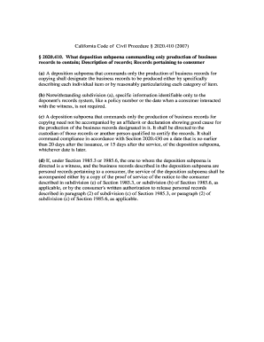Fillable Online California Code of Civil Procedure 2020 Fax Email Print ...