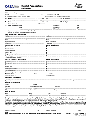 Fillable Online OREA Form 410 2005qxd Fax Email Print - pdfFiller