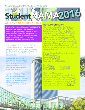 Fillable Online WELCOME TO STUDENT NAMA Fax Email Print - pdfFiller