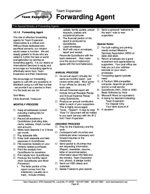 Fillable Online Forwarding Agent Fax Email Print - pdfFiller