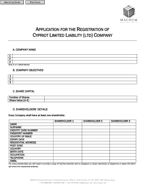 Fillable Online Submit by Email Print Form APPLICATION FOR THE ...