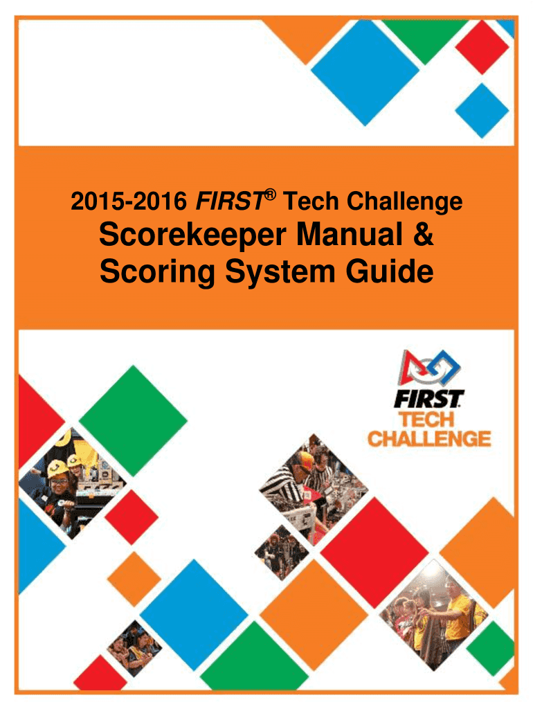 Fillable Online Scorekeeper Manual & Fax Email Print - pdfFiller