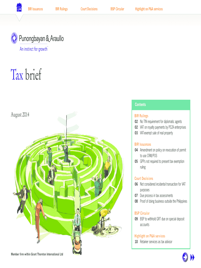 Fillable Online BIR Rulings Fax Email Print - pdfFiller