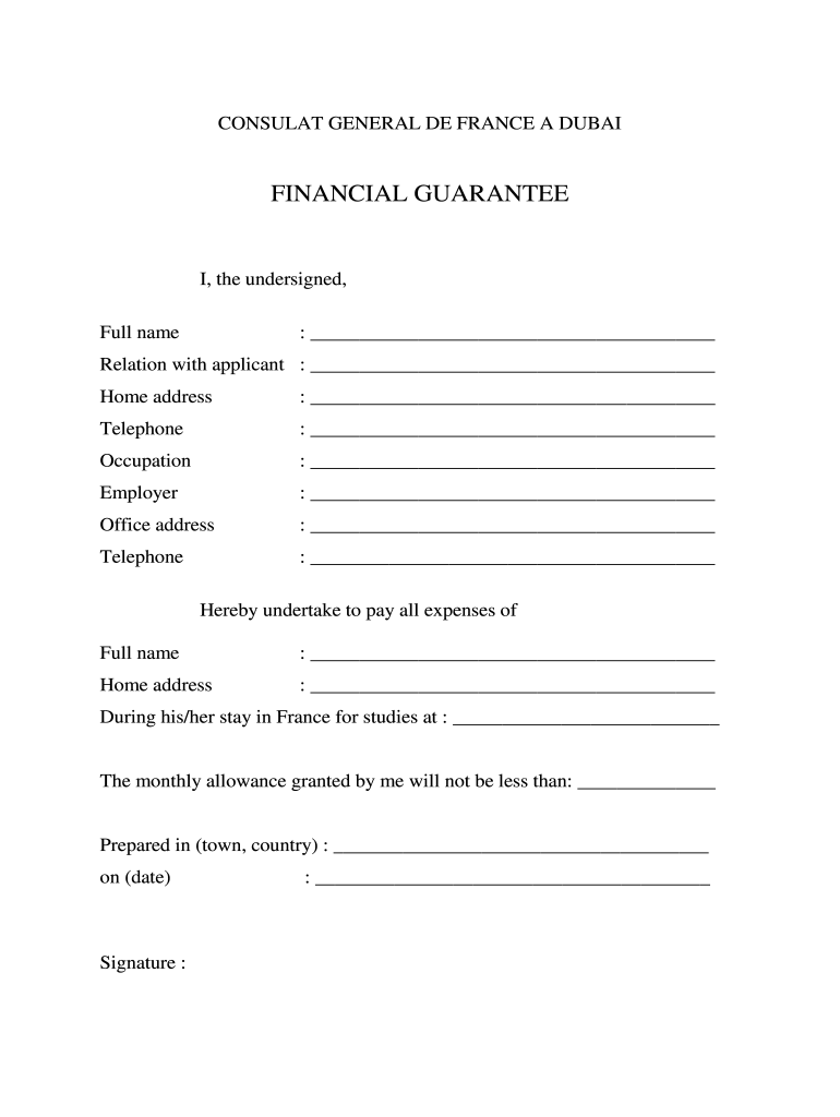 FINANCIAL GUARANTEE - vfsglobal-fr-aecom: Fill out & sign online | DocHub