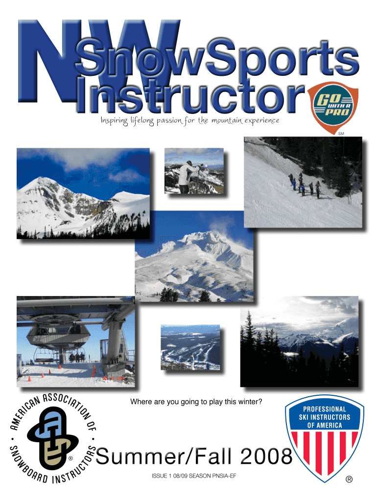 Fillable Online psia-nw Event Line Up - PSIA NW Fax Email Print - pdfFiller