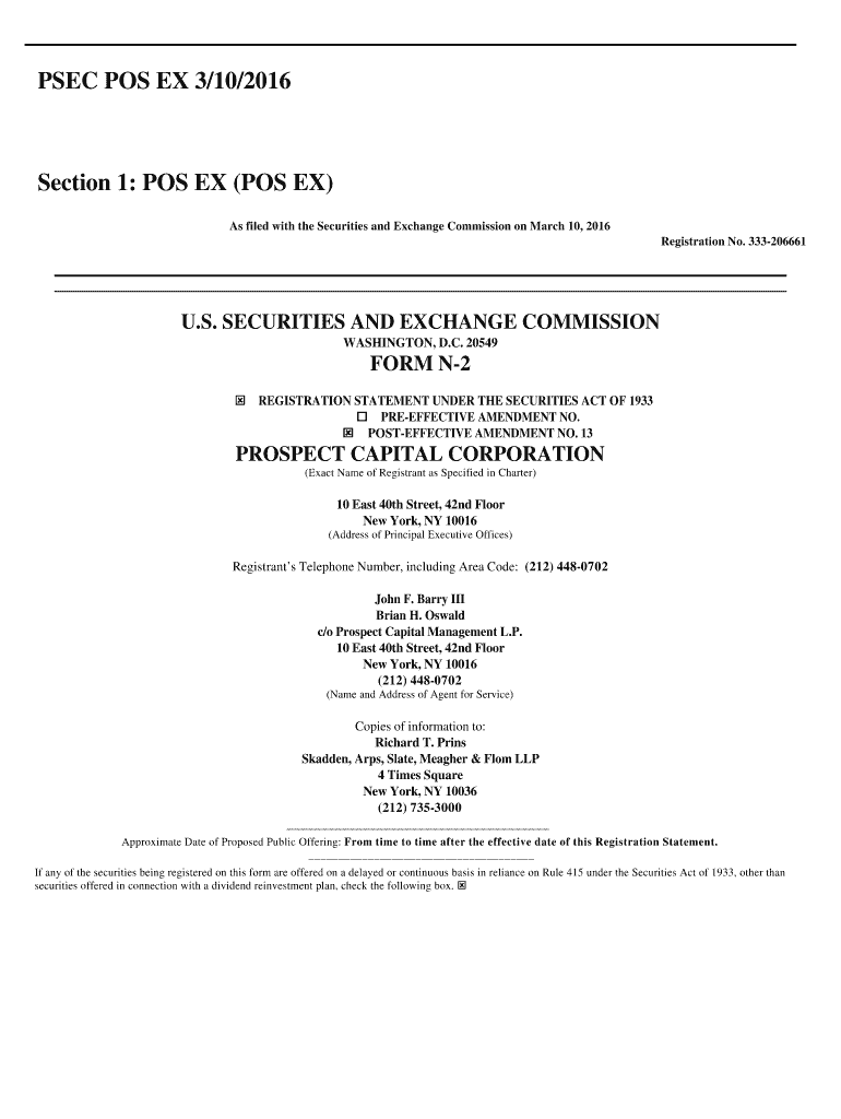 Fillable Online PSEC POS EX 3102016 Section 1 POS EX POS EX Fax Email ...