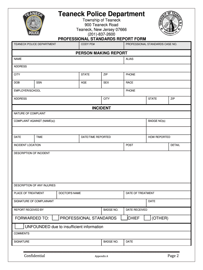 Fillable Online Citizen Complaint Information Sheet Fax Email Print ...