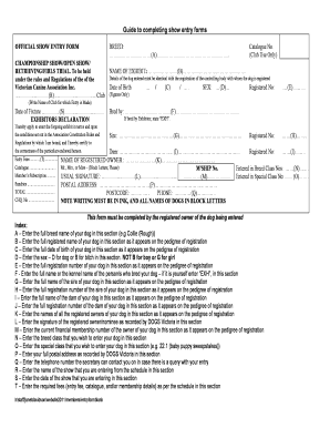 Fillable Online entry form blank Fax Email Print - pdfFiller