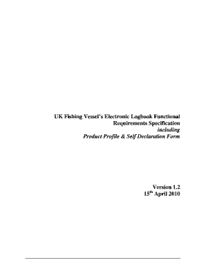 Fillable Online fishregister gov Elss Requirements Specification inc ...