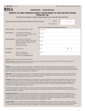 Fillable Online bea FORM BE13E Fax Email Print - pdfFiller