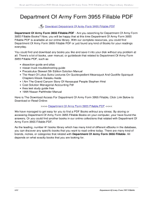 Fillable Online medianomad Department Of Army Form 3955 PDF ...