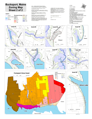 Fillable Online Bucksport Maine Zoning Map Sheet 2 of 2 Fax Email Print ...