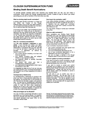 Fillable Online CLOUGH SUPERANNUATION FUND Fax Email Print - pdfFiller