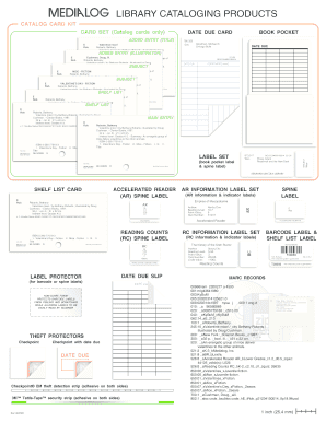 Fillable Online LIBRARY CATALOGING PRODUCTS - Arbordale Publishing Fax ...