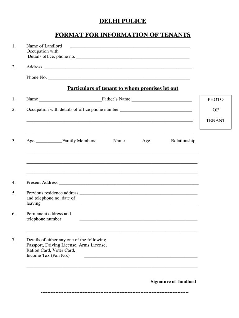 Police Verification 2020 2021 Fill And Sign Printable Template Online 