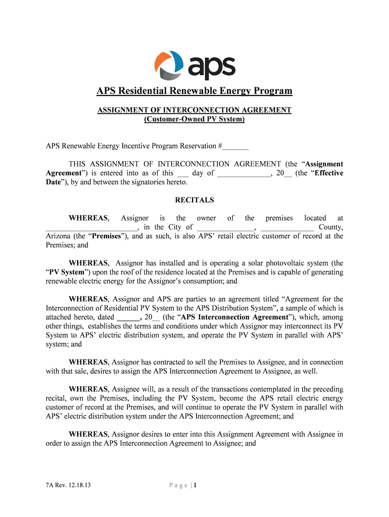 Fillable Online Assignment AGREEMENT Fax Email Print - pdfFiller