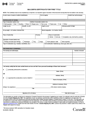 Fillable Online BUILDER'S CERTIFICATE FOR FIRST TITLE Fax Email Print ...